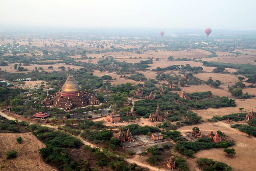 Hot air balloon flight over Bagan – silver-travellers.com
