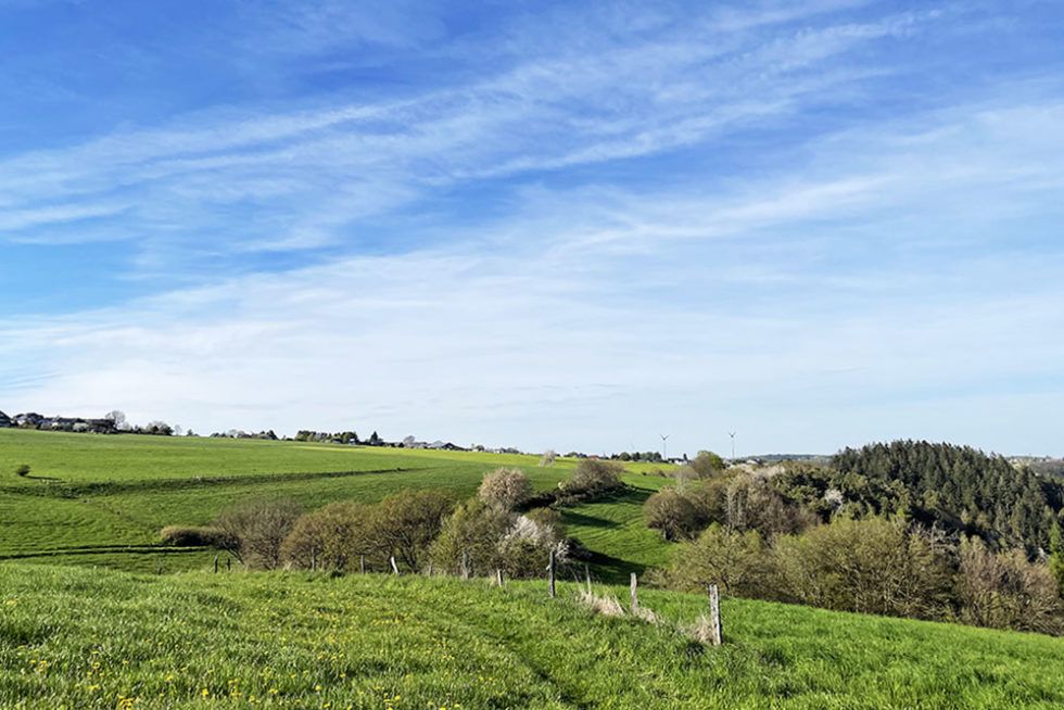 Walking past World War II memorial sites in the Eifel region – silver ...