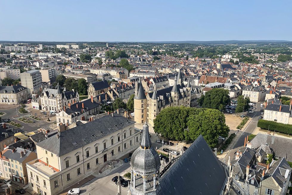 Nevers, the Burgundian city of the dukes on the Loire river – silver ...